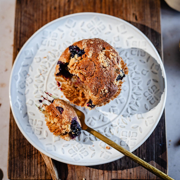 Barley Blueberry Muffins – Roohts