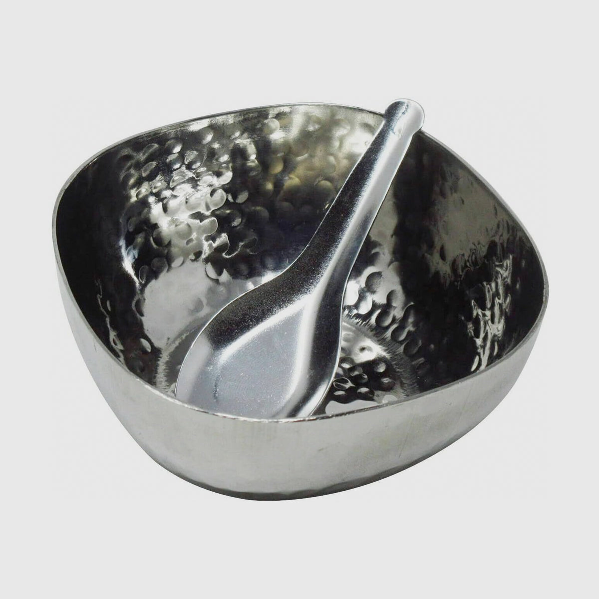 Square Hammered Tray Thali with Katoris (Bowls) – Roohts